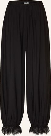 Ichi Hose Ihtullan Mit Spitze schwarz