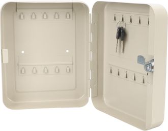 BESTONZON Schlüsselschrank Wandschlüsselbox Schlüsselorganizer aus Metall mit 20 Haken für Zuhause Büro Vermieter