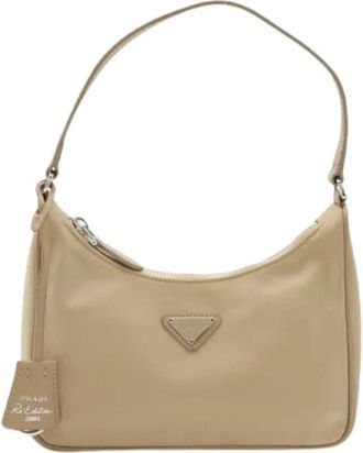 Prada Sac bandouli&egrave;re vintage Pre-owned - Femme - Pre-owned - Beige - Taille: ONE Size