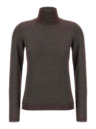 Brunello Cucinelli Pull Col Roulé - Marron