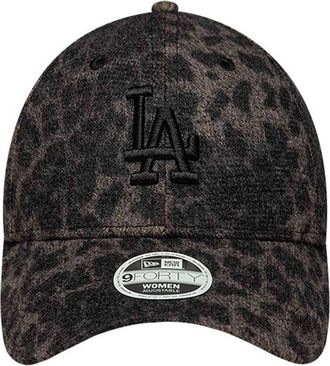 New Era Cosy Leopard 9Forty - - Accessories - Damen - Schwarzk - ONE SIZE