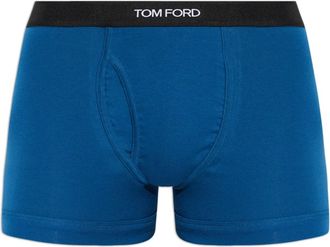 Tom Ford Homme, Sous-v&ecirc;tements, Bleu, Taille: XS Boxers en coton