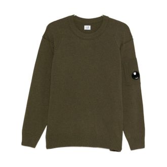 C.P. Company Rundhalspullover - - Knitwear - Herren - Gr&uuml;n - M