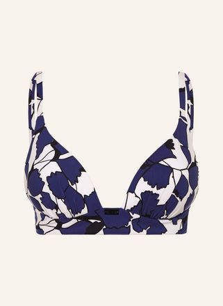 Maryan Mehlhorn Maryan Mehlhorn Bralette-Bikini-Top Blue Leaves blau
