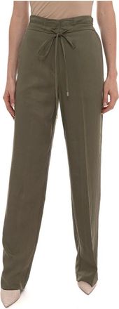 Liu Jo Femme, Pantalons, Vert, Taille: 40 FR Pantalon Souple