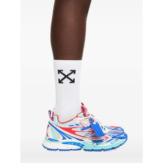 Off-white Be Right Back Fishnet Arrow Sneakers