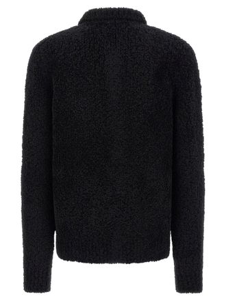Dolce & Gabbana Heraldic Embroidered Boucl&eacute; Cardigan
