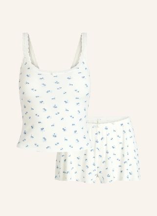 SKIMS Skims Lounge-Set Soft Lounge Lace blau