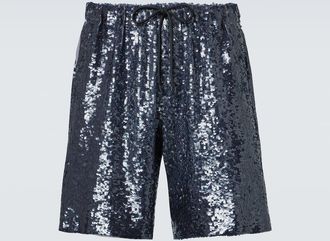 Dries Van Noten Bermuda à sequins