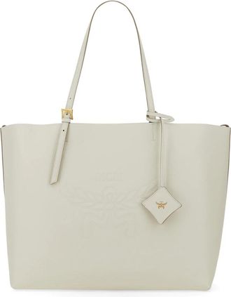 MCM Mcm, Femme, Sacs, Blanc, Taille: ONE Size Himmel Shopper