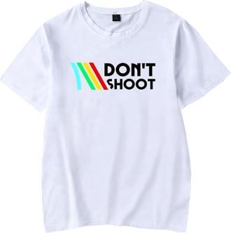 Generic Arc Raiders Dont Shoot T-shirt unisexe d&eacute;contract&eacute; col rond &agrave; manches courtes, blanc, XXL