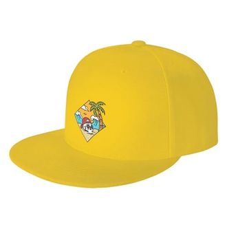 Generic Chapeau De Baseball Un Cr&acirc;ne avec des Lunettes Et Un Chapeau sur La Plage Chapeau De Sport Hip Pop Anti-Soleil Casquette Snapback, pour La Course, Pla