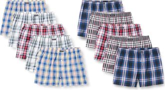 Lower East American Boxershorts Herren 10 Pack I 6 Pack aus 100% Baumwolle - Unterw&auml;sche Herren Unterhosen f&uuml;r M&auml;nner, Unterhosen Herren Boxershorts Herren Baumw