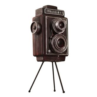Generic Vintage-Kamera-Deko, Schreibtisch-Ornamente, Retro-Kamera-Modell-Bastelarbeiten, kreative Bar-Deko, Requisiten f&uuml;r Fotoshootings - Ornament aus Kunsth