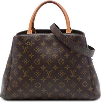 Louis Vuitton Sac Montaigne MM Pre-owned - Femme - Pre-owned - Brun - Taille: ONE Size