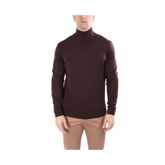HUGO BOSS Helixon Rollneck Pullover - - Knitwear - Herren - Braun - M