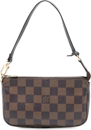 Louis Vuitton Hobo Bags - Damier Ebene Mini Pochette Accessoires - Gr. unisize - in Braun - für Damen