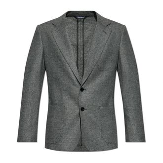 Dolce & Gabbana Wollblazer - - Jackets - Herren - Grau - M