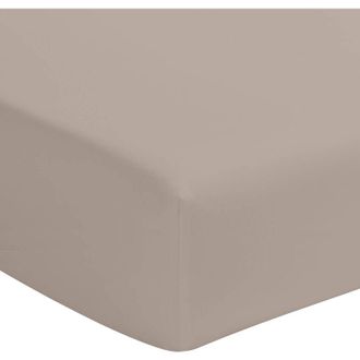 TERRE DE NUIT Terre De Nuit - Drap housse percale lin bonnet 40 cm 180x200 cm