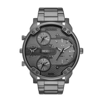 Diesel Uhren - Mr. Daddy Slim Uhr - Gr. unisize - in Grau - f&uuml;r Damen