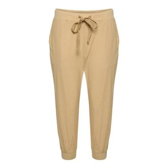 Kaffe Klassische Sand Capri Hose - - Trousers - Damen - Beige - S