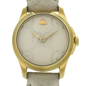 Gucci Pre-owned Acier inoxydable montres - Femme - Pre-owned - Blanc - Taille: ONE Size