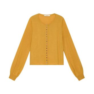 Maliparmi Maliparmi, Damen, Strickwaren, Gelb, XLGr&ouml;&szlig;e