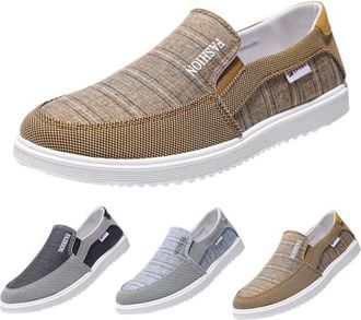 Generic Mocassins &agrave; enfiler pour homme, baskets de marche d&eacute;contract&eacute;es, confortables et l&eacute;g&egrave;res, semelle int&eacute;rieure rembourr&eacute;e douce, chaussures basses durab