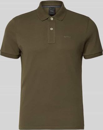 Geox Slim Fit Poloshirt mit Logo-Stitching
