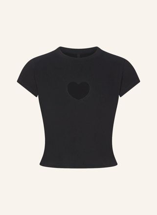 SKIMS Skims Lounge-Shirt Worn In Jersey schwarz
