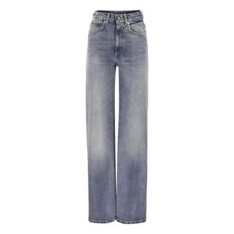 Dondup Femme, Jeans, Bleu, Taille: W27 Beatrix Wide Leg Jeans