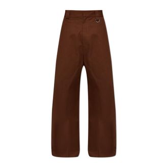 Balenciaga Lockere Baumwollhose - - Trousers - Herren - Braun - S