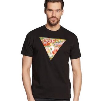 Guess Guess Tshirt Slim Logo Triangle Fantaisie Jeans - Homme