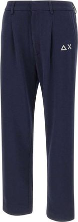 Sun 68 Femme, Pantalons, Bleu, Taille: 38 FR Formal Pantalons de surv&ecirc;tement Basic