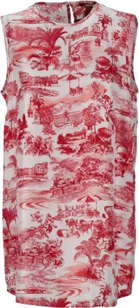 Max Mara Femme, Blouses et Chemises, Rouge, Taille: 38 FR Blouse Eresia