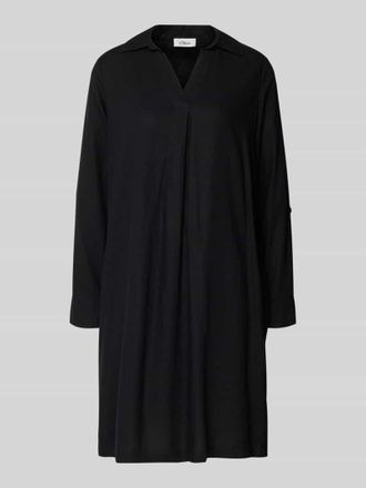 s.Oliver Red Label Figurumspielendes Freizeitkleid aus Leinen-Viskose-Mix