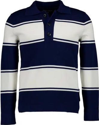 Marc O'Polo Herren Pullover blau Gestreift