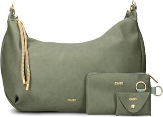 zwei sac shopper sac &agrave; &eacute;paule Lola Lo140 Eucalyptus vert