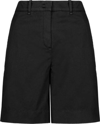 Bomboogie Femme, Shorts, Noir, Taille: 42 FR Cotton Satin Bermuda Shorts
