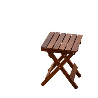 Generic Tritthocker - Tragbarer Holzhockerstuhl, Leichter tragbarer zusammenklappbarer Holzhocker, Multi Size Heavy Duty Reisebank für Outdoor-Wandern, Angeln