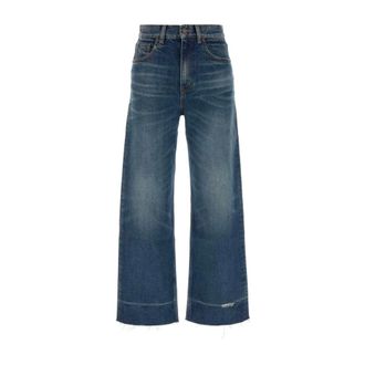 Chlo&eacute; Femme, Jeans, Bleu, Taille: W27 Wide Jeans