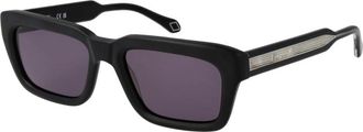 Replay Homme, Accessoires, Noir, Taille: ONE Size Lunettes de soleil rectangulaires