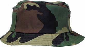 MFH Chapeau souple (bob de p&ecirc;cheur) avec petite poche lat&eacute;rale 59 woodland