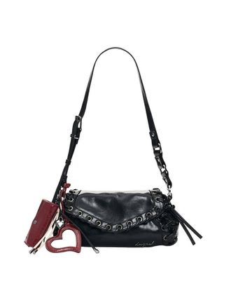 Desigual kleine Tasche mit &Ouml;sen in Schwarz