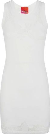 Diesel Femme, Robes, Blanc, Taille: 40 FR Short Robes