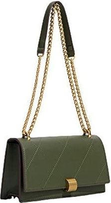 Generic Sac &agrave; bandouli&egrave;re matelass&eacute; pour femme avec cha&icirc;ne en cuir, sac &agrave; main tendance, petit sac &agrave; bandouli&egrave;re, Vert, Small