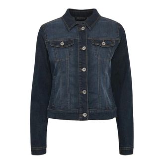 Cream Denimjacke mit Brusttaschen - - Jackets - Damen - Blau - XL