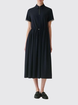 Fabiana Filippi Robe chemise midi style polo avec taille &agrave; cordon de serrage