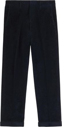Fay Pantalon Velluto 500 Righe - Homme - Pantalons - Bleu - Taille: W32