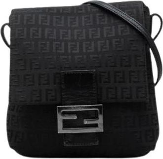 Fendi Sac bandouli&egrave;re vintage Pre-owned - Femme - Pre-owned - Noir - Taille: ONE Size